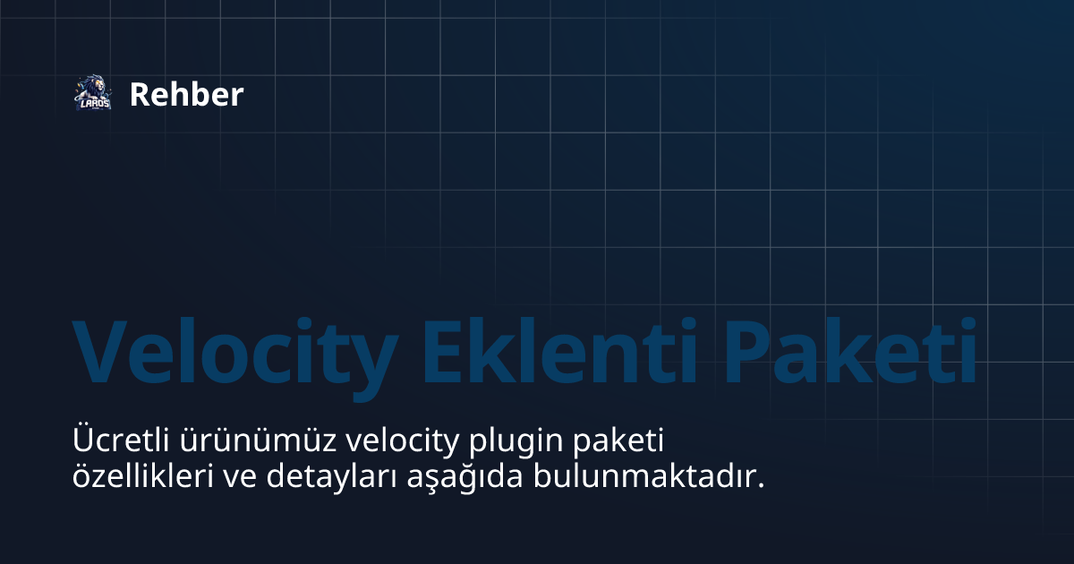 🍁 Velocity [1.8 - 1.21] | Wiki